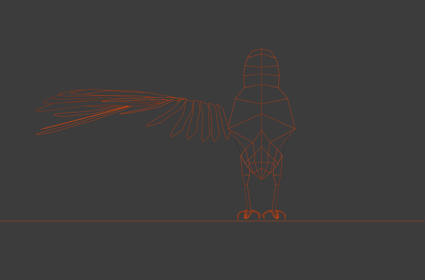 Crow Bird Wing Animal Model 3D Model - TurboSquid 1818976