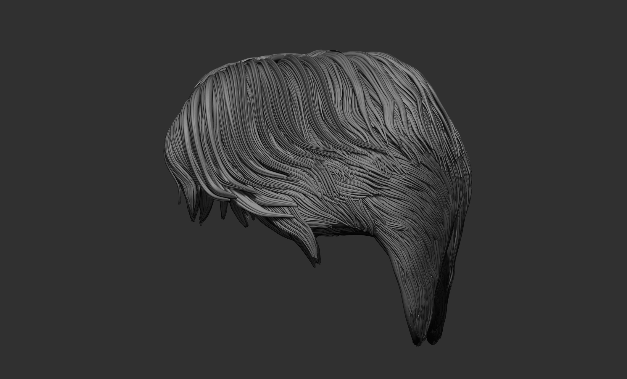 18 Male hair 3D model - TurboSquid 1909715