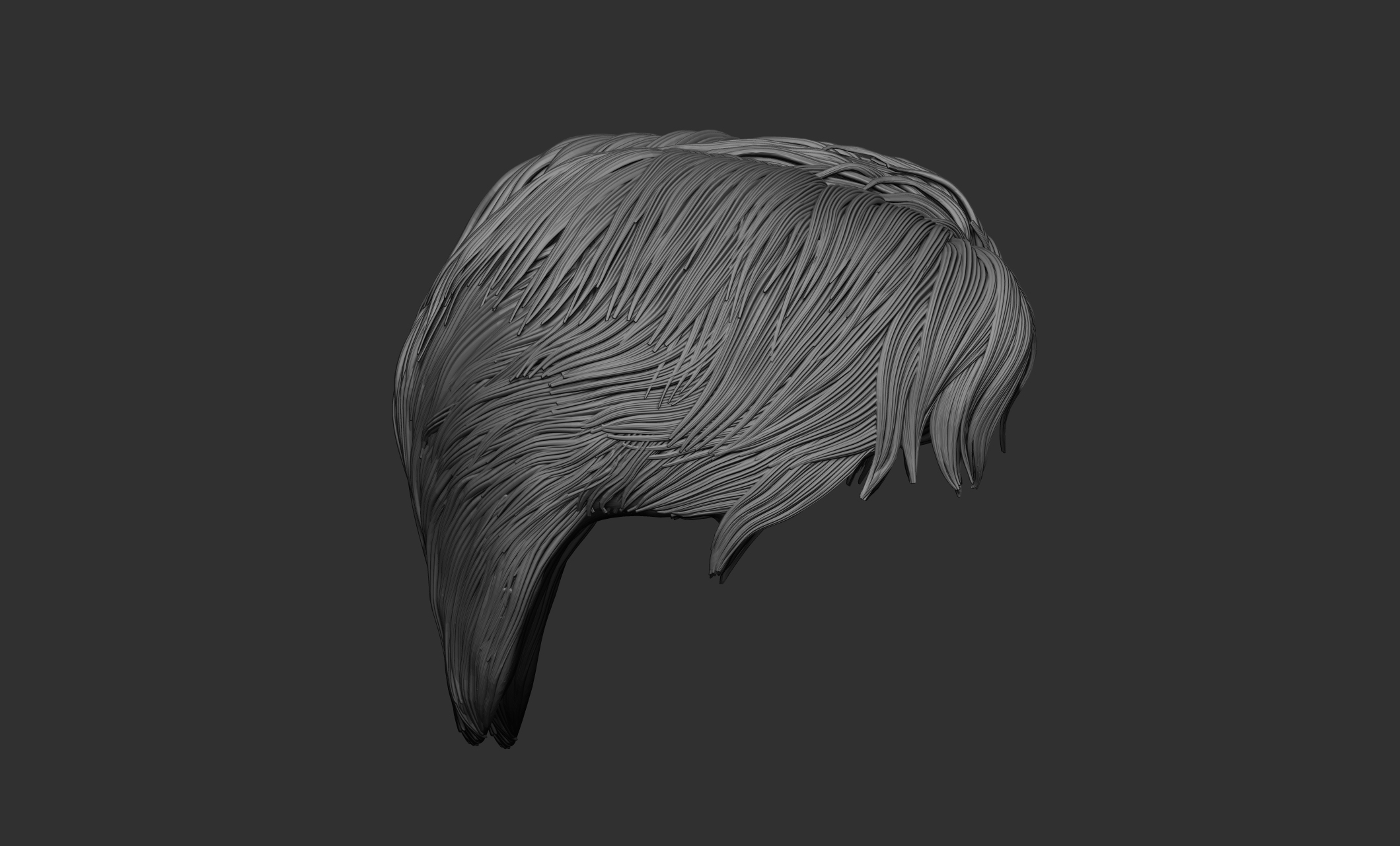 18 Male hair 3D model - TurboSquid 1909715