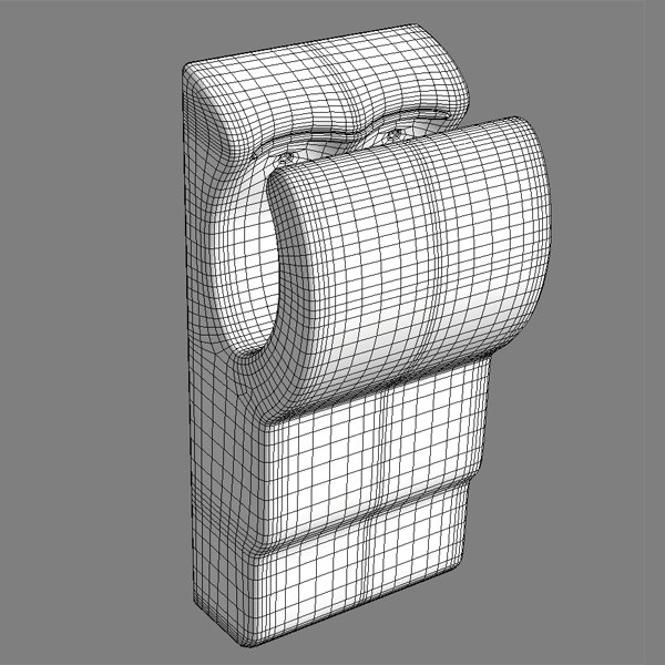 modern hand dryer 3d model