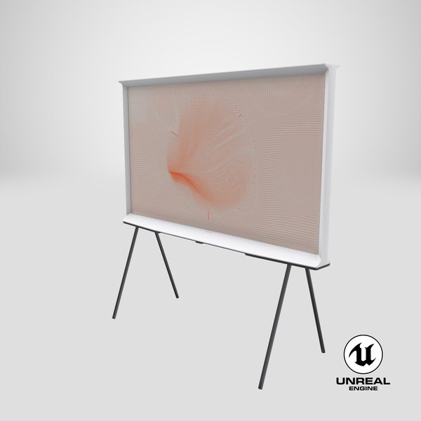 Samsung 55 inch qled 3D model - TurboSquid 1558028