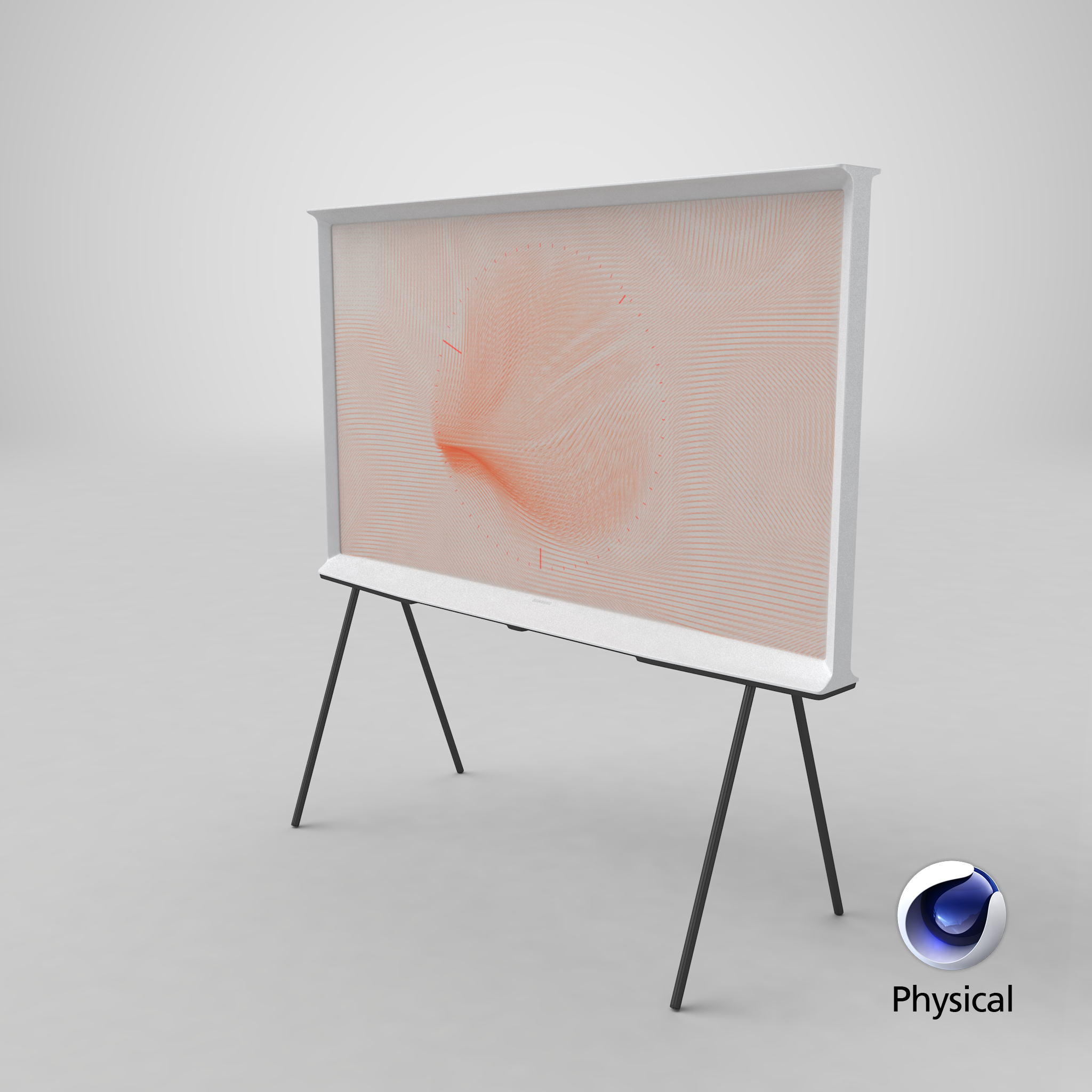 Samsung 55 inch qled 3D model - TurboSquid 1558028