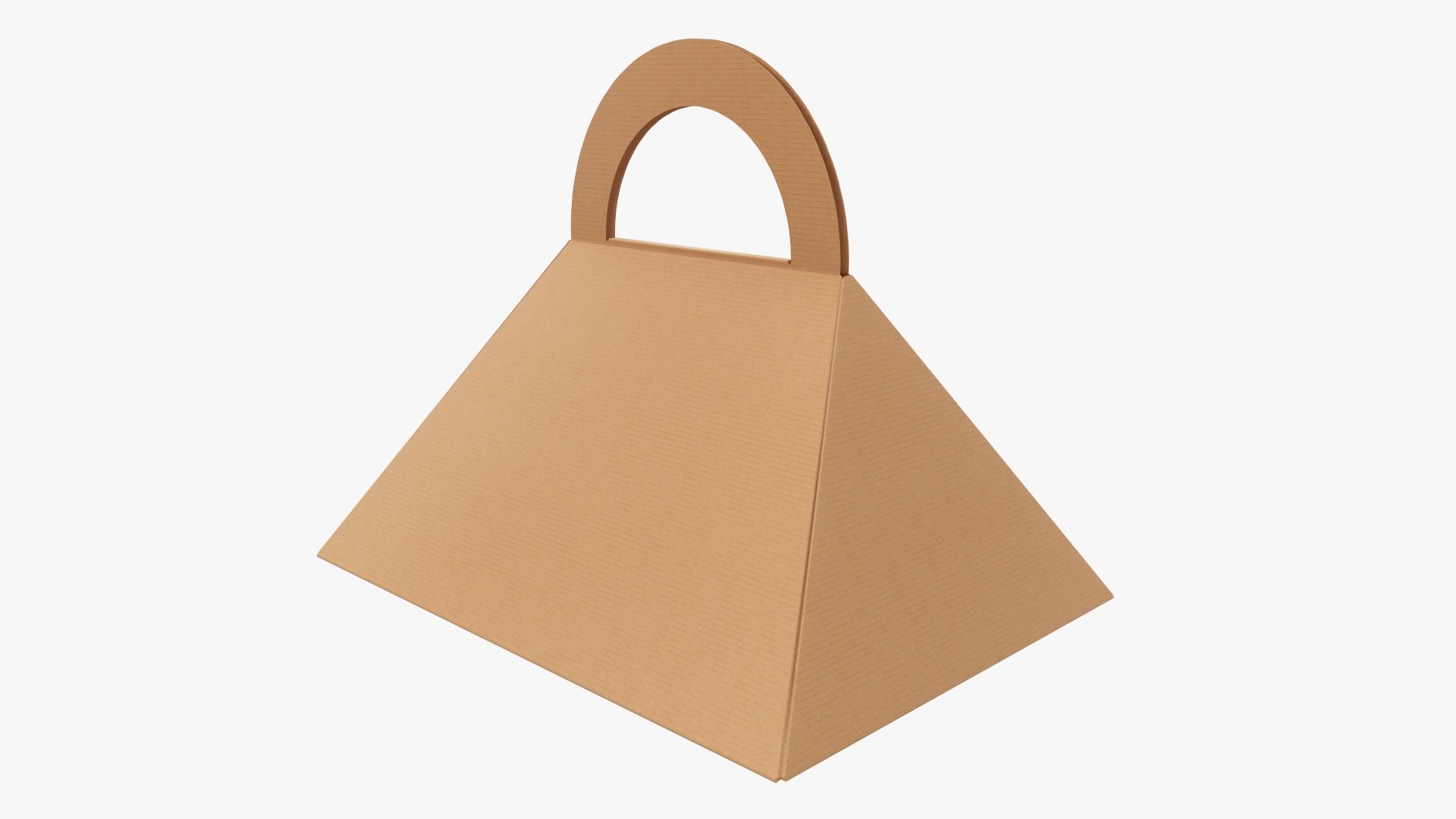 3D Pyramid Cardboard Box Model - TurboSquid 1601237