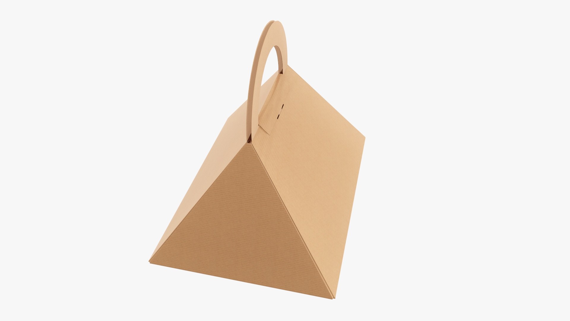 3D Pyramid Cardboard Box Model - TurboSquid 1601237