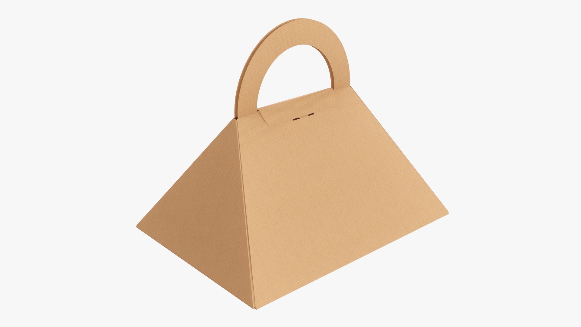 3D Pyramid Cardboard Box Model - TurboSquid 1601237