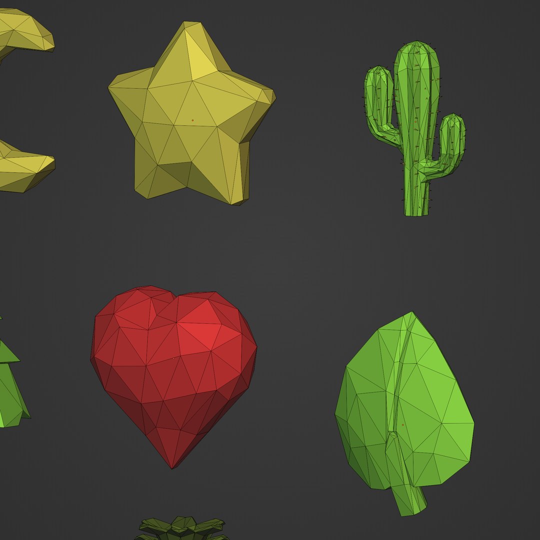 3D Low Poly Cartoon Pack - TurboSquid 1860169