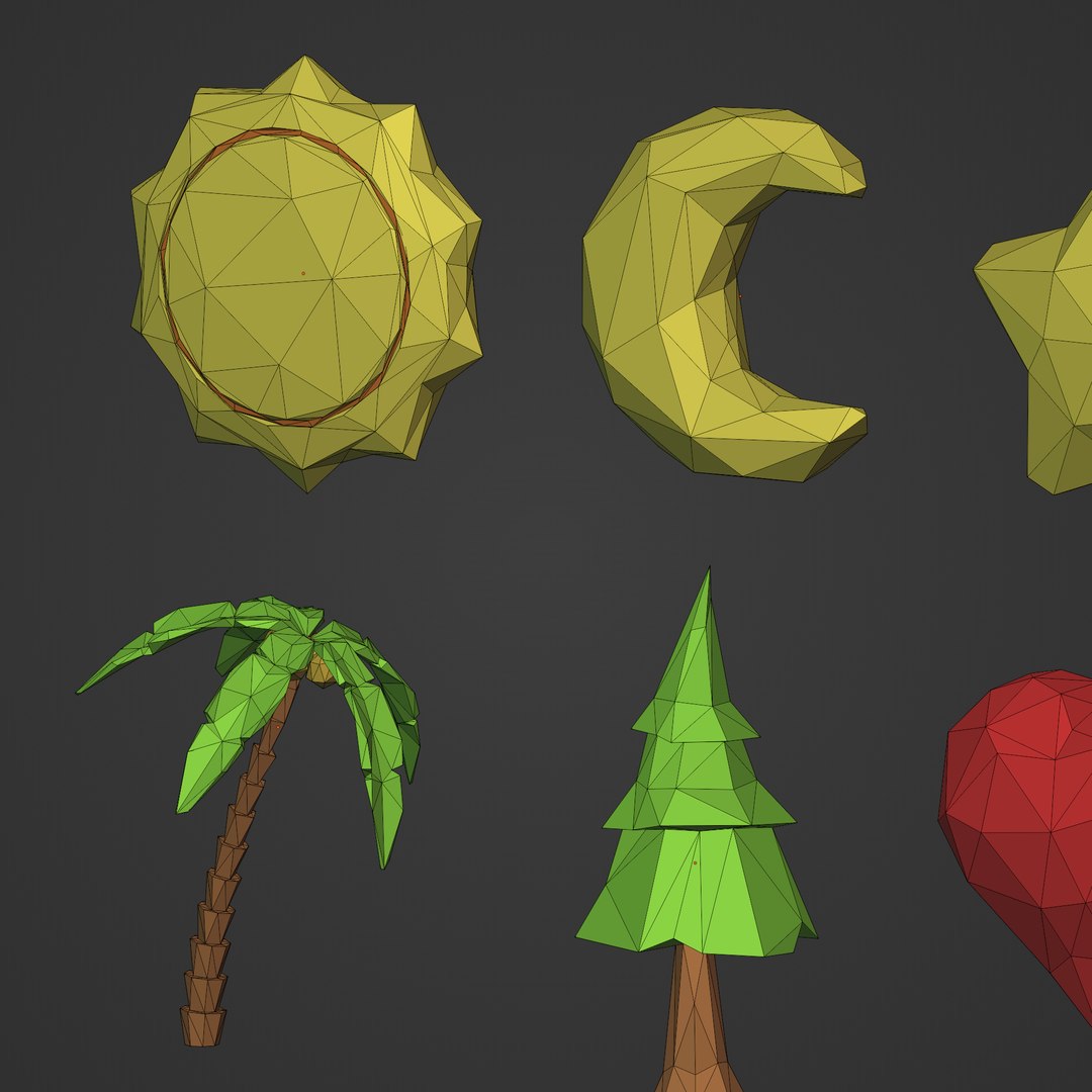 3D Low Poly Cartoon Pack - TurboSquid 1860169