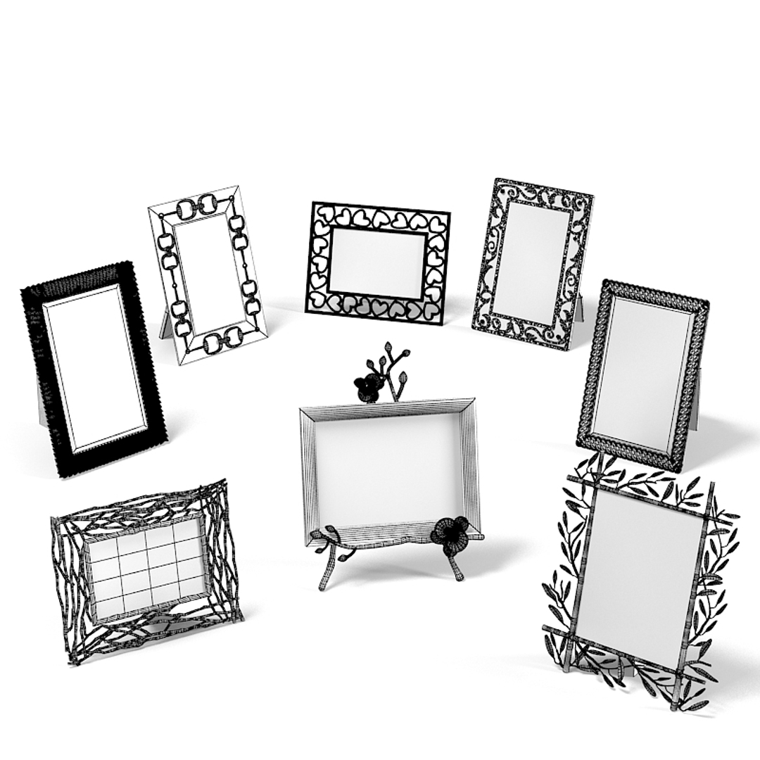 photo frame set obj