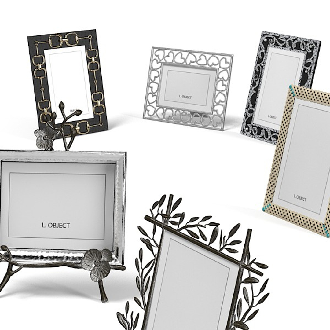 photo frame set obj