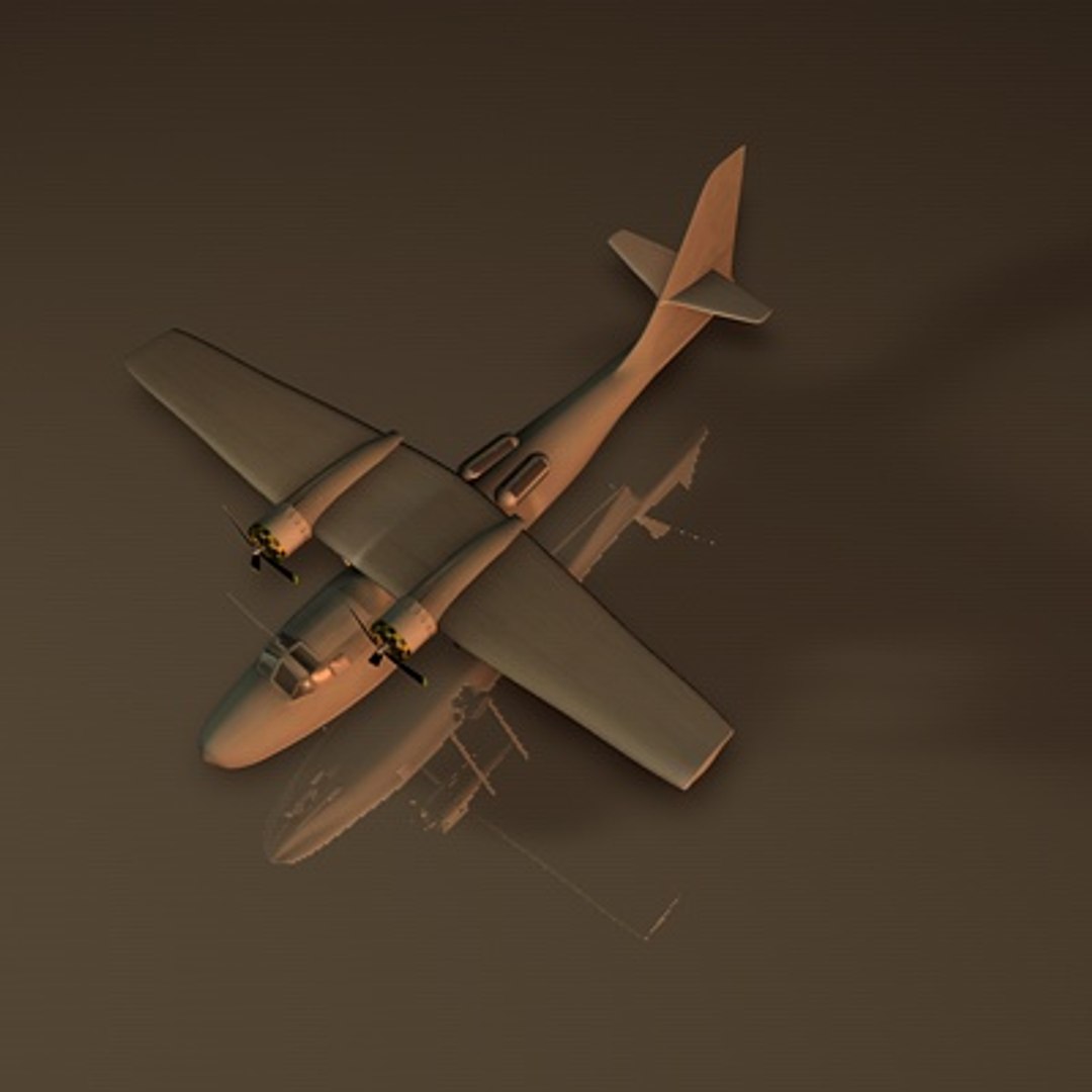 3d Model Wwii Pby Bomber