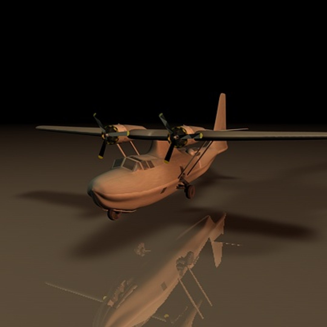 3d Model Wwii Pby Bomber