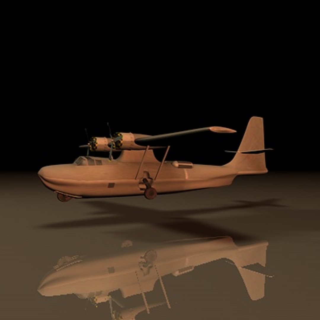 3d Model Wwii Pby Bomber