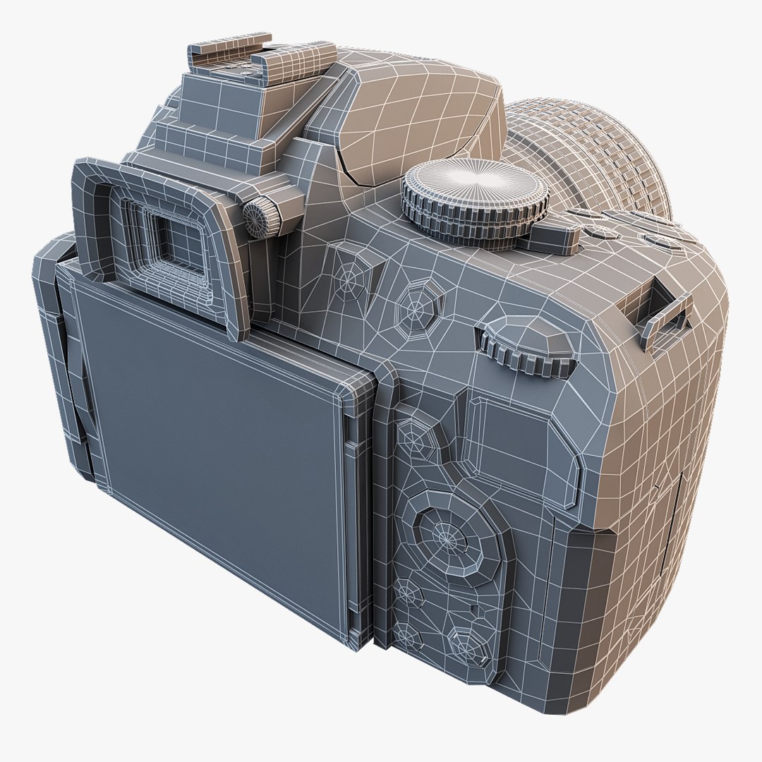 3d Nikon D5100 Camera Model