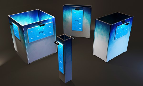 gallery painting stand 3d model