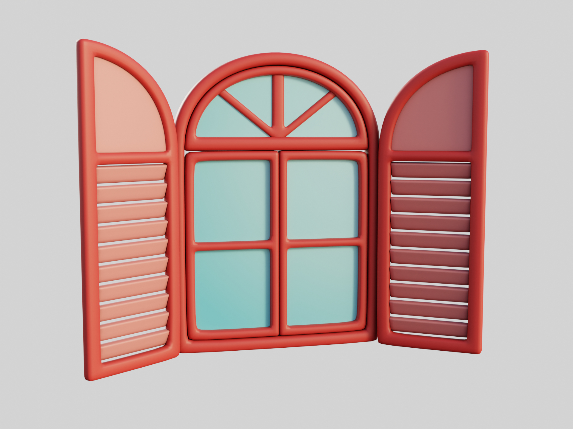 Cartoon-Fenster 23a 3D-Modell - TurboSquid 1904177