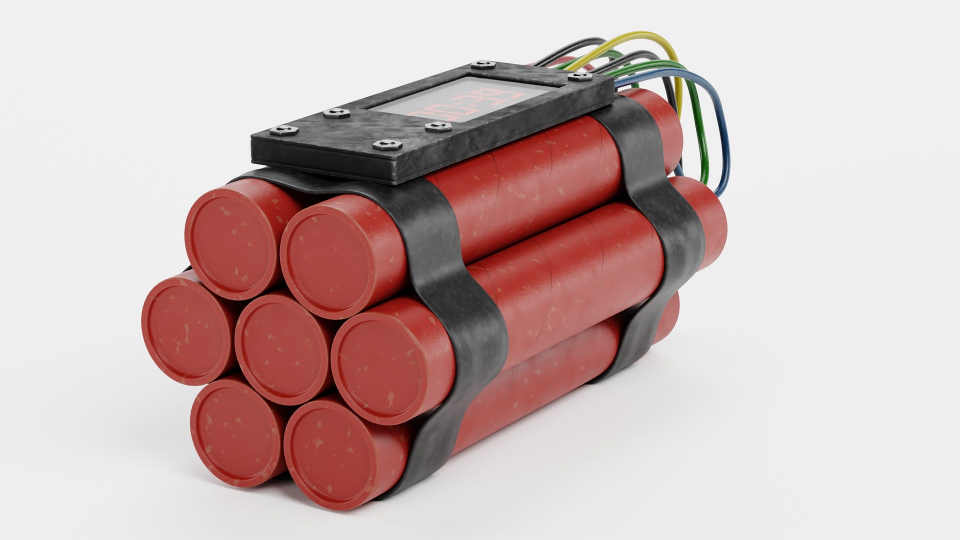 Dynamite Bomb Tnt Model - TurboSquid 1588205