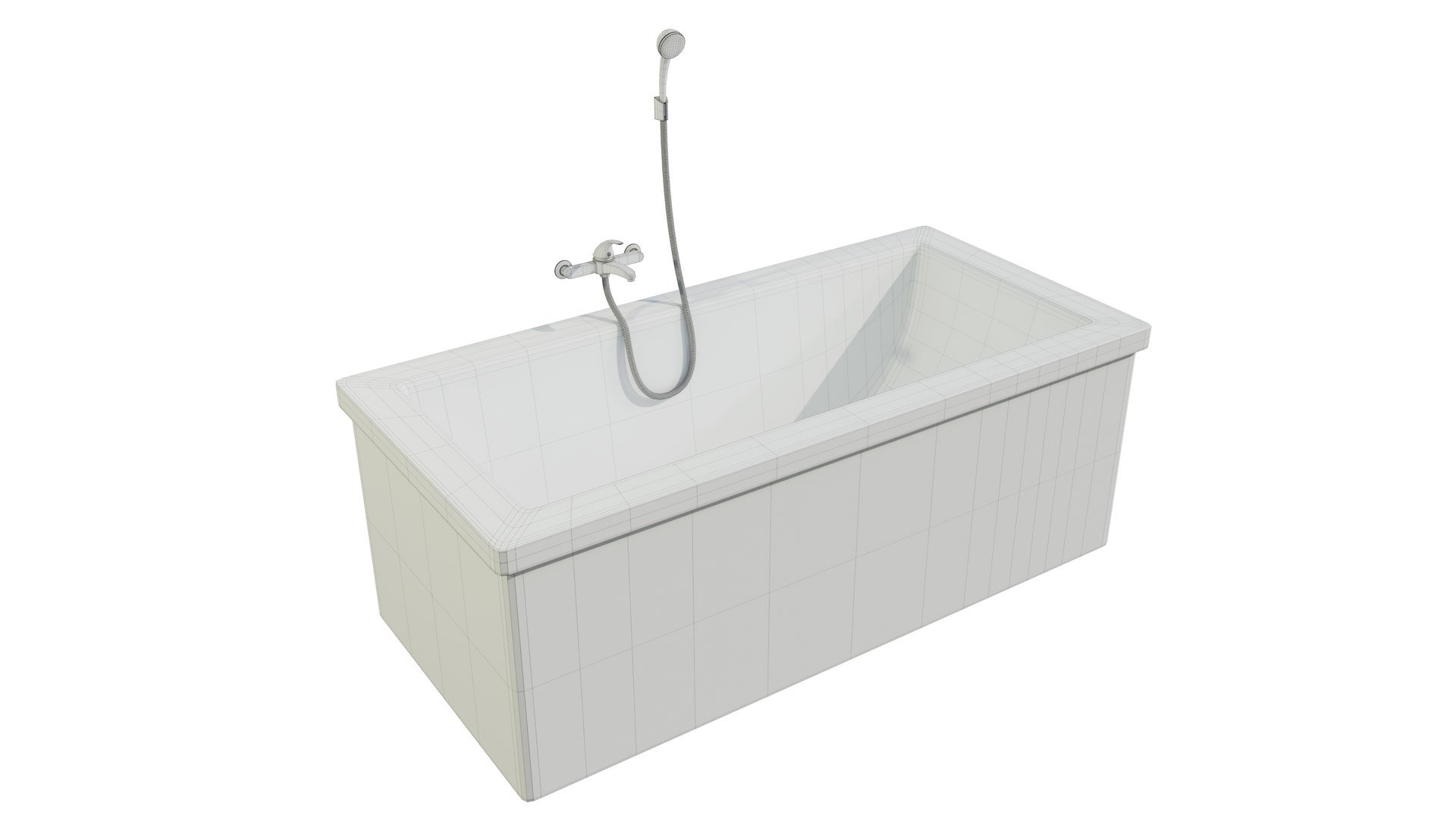 Bathtub Model - TurboSquid 1911503