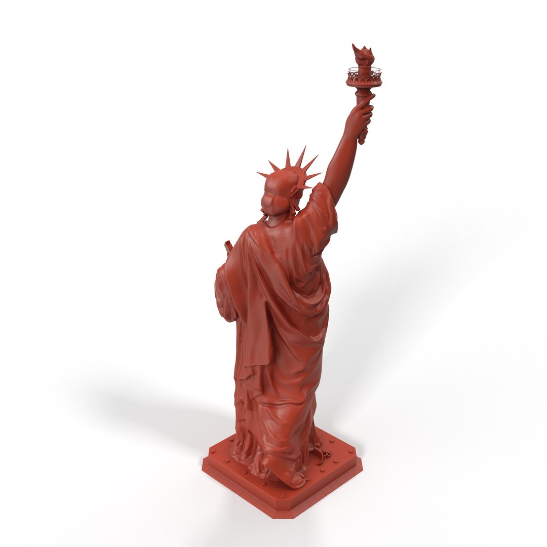 Prohibited - Statue Of Liberty Without Pedestal For 3D Print 3D Model ...
