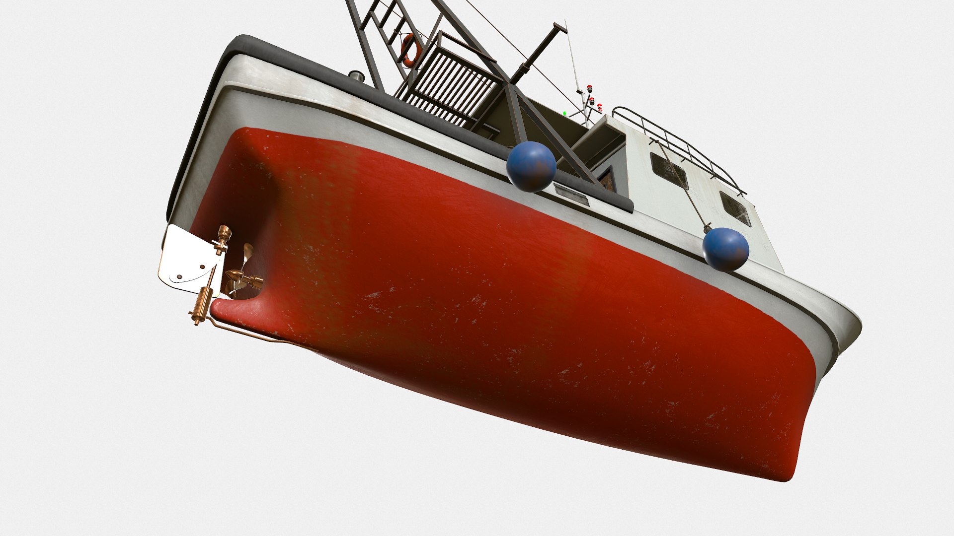 Fishing Boat PBR Model - TurboSquid 2019920