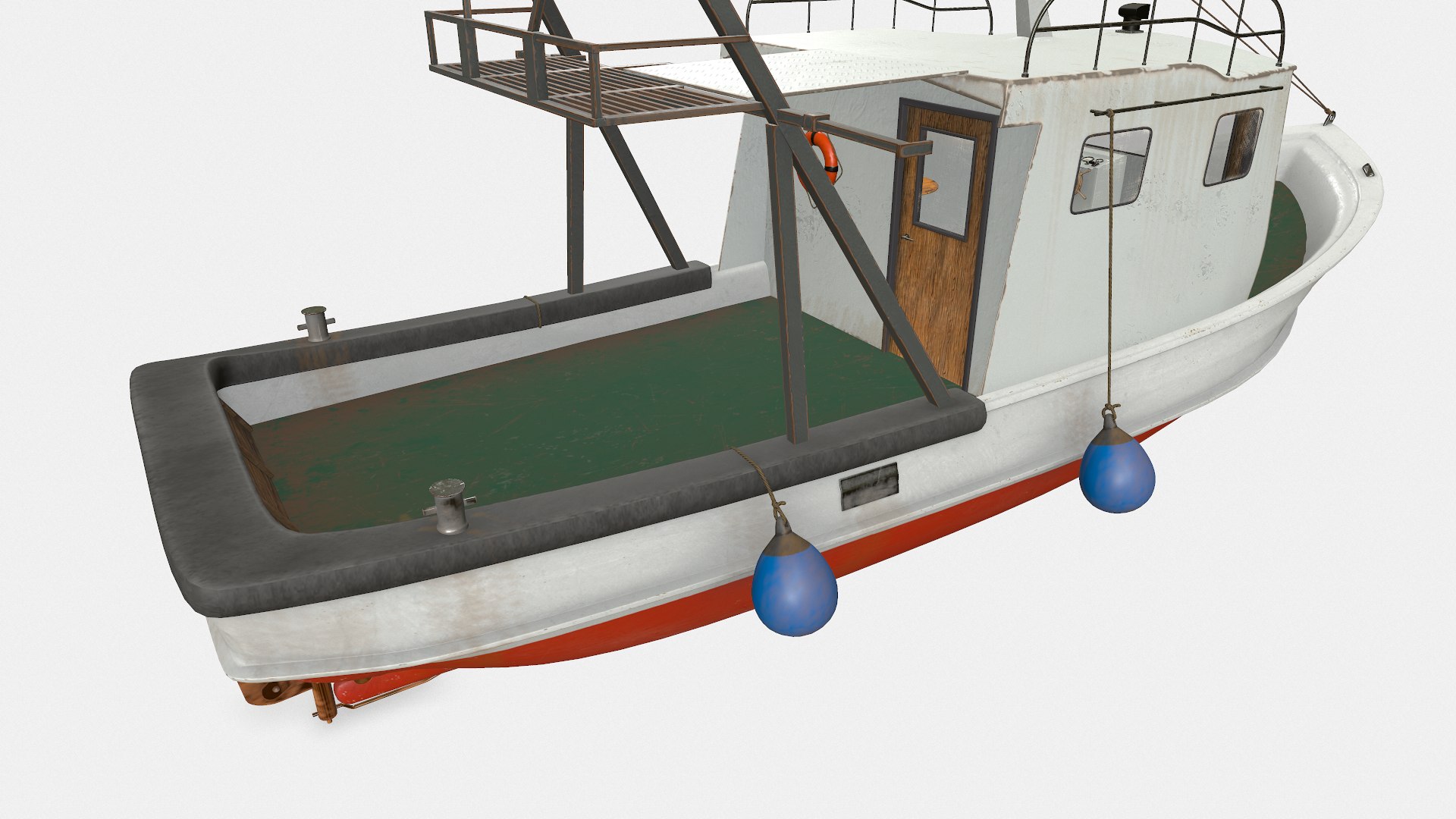 Fishing Boat PBR Model - TurboSquid 2019920