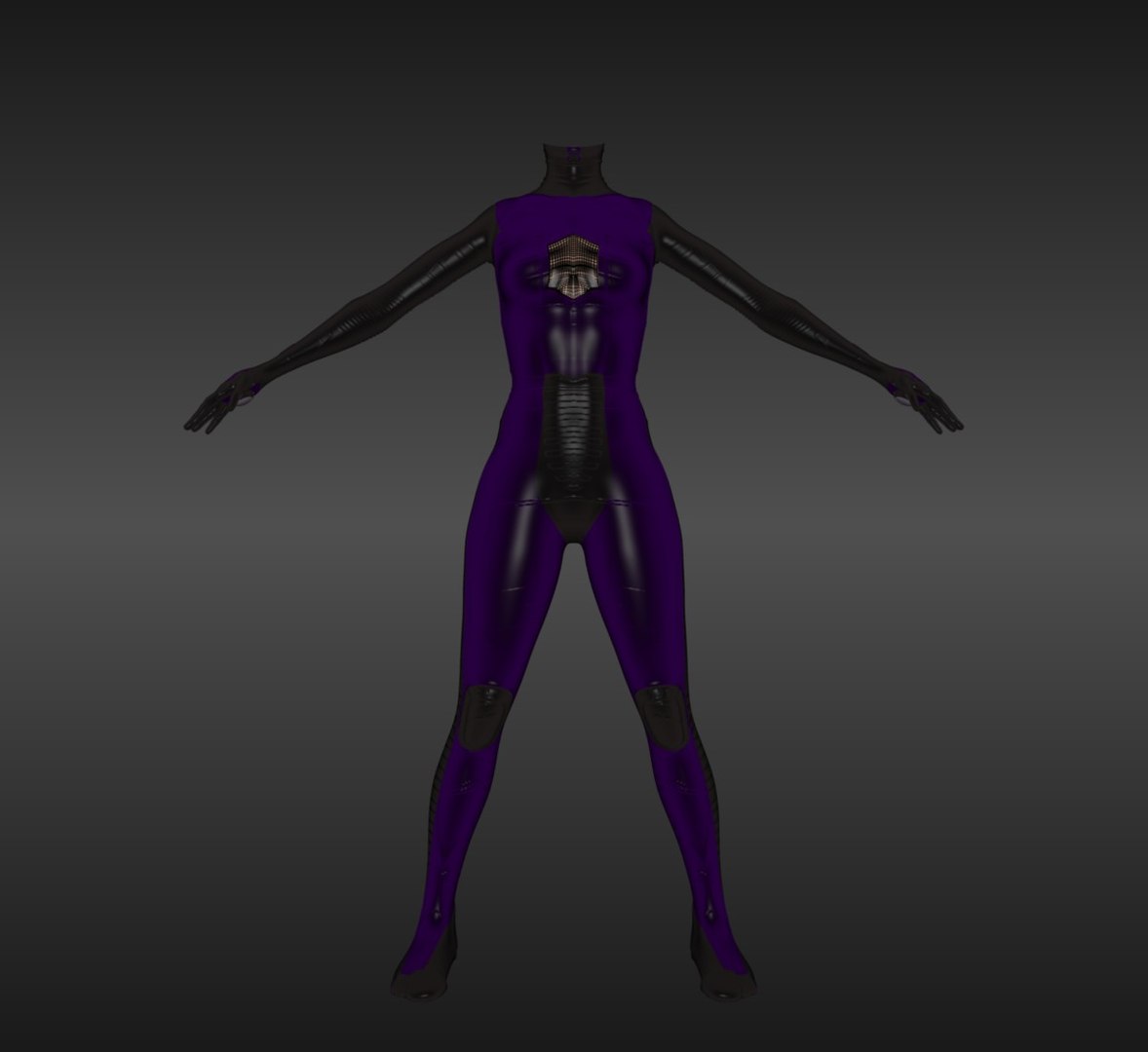 maya female nano suit
