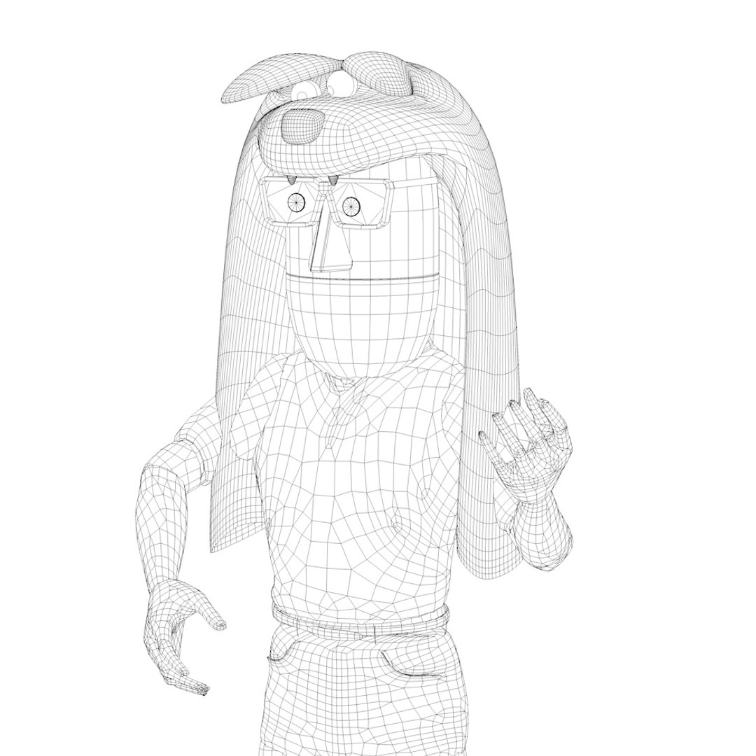 Muppet Man 3d Fbx