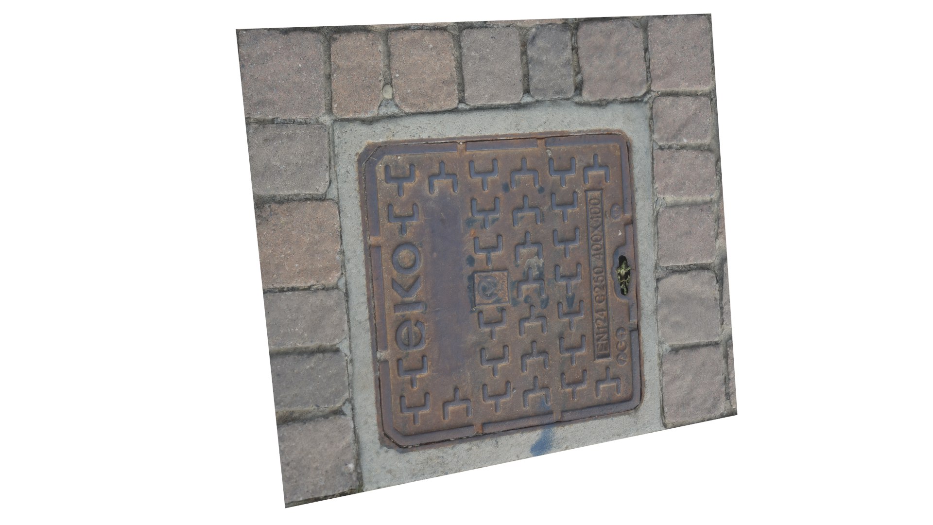 Metal street water cap 3D - TurboSquid 1604199