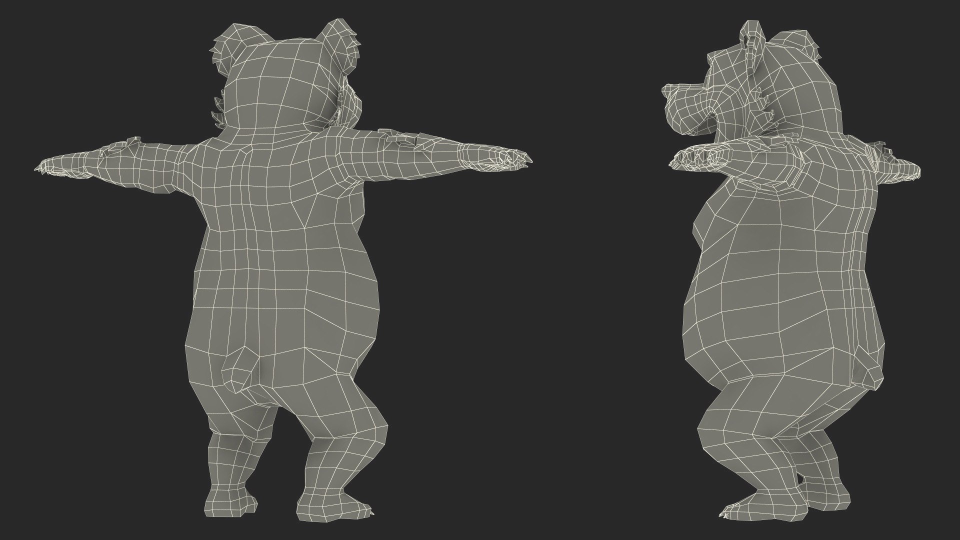 3D Funny Brown Bear Rigged For Maya - TurboSquid 2209148