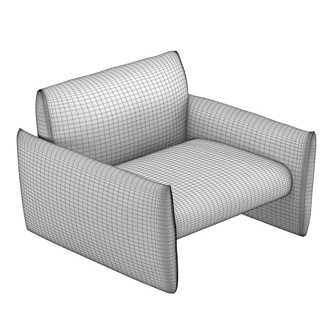 3D Leeroy Armchair LR110 - TurboSquid 2107813