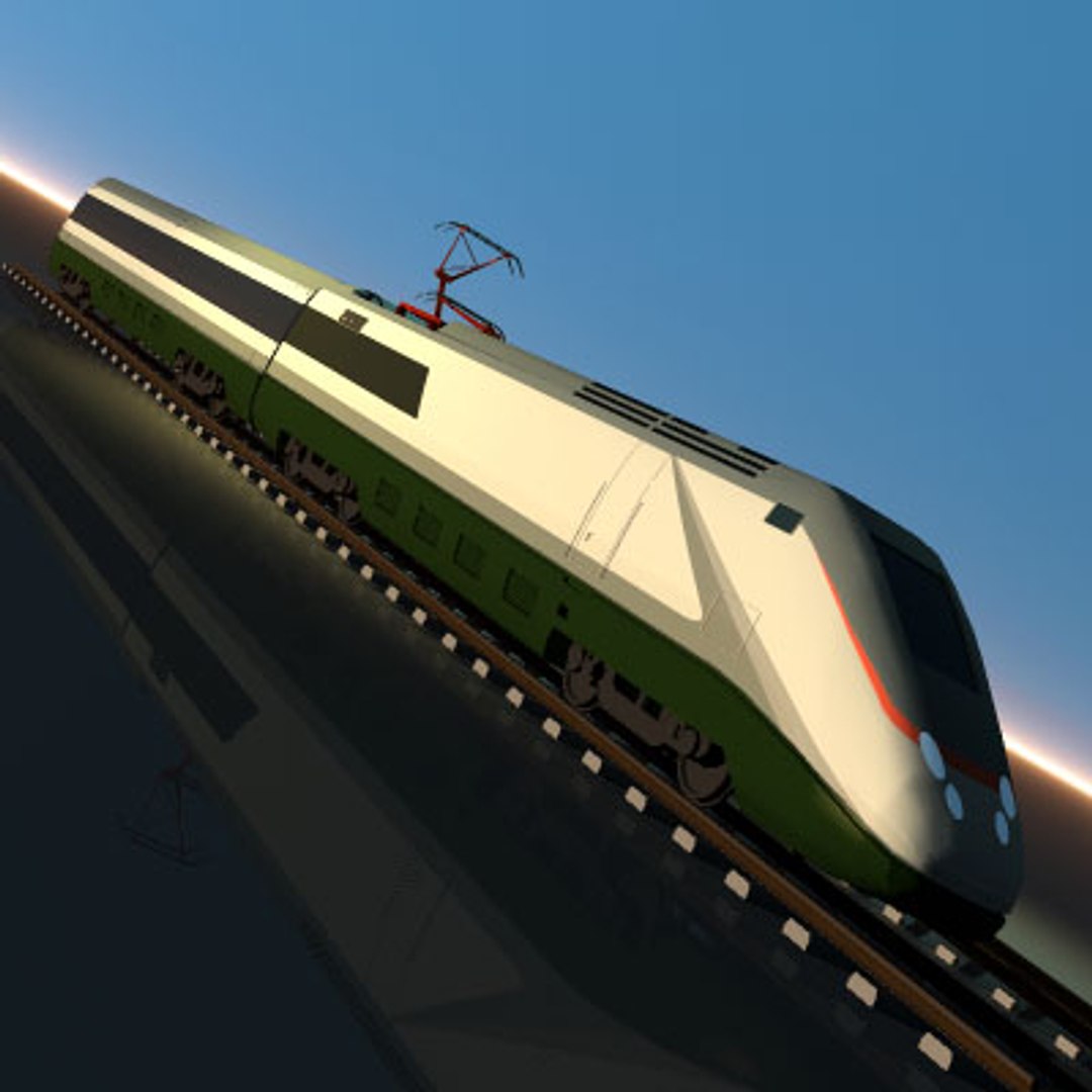 Train Etr500 3d Model