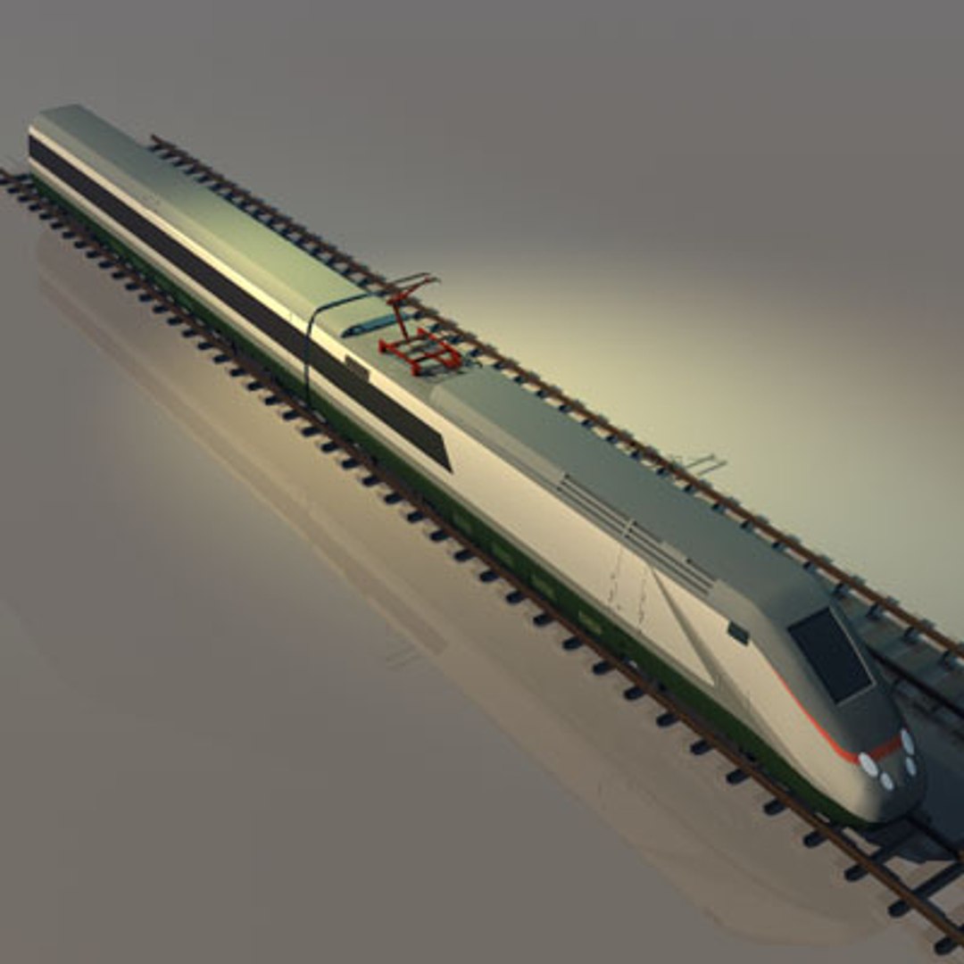 Train Etr500 3d Model