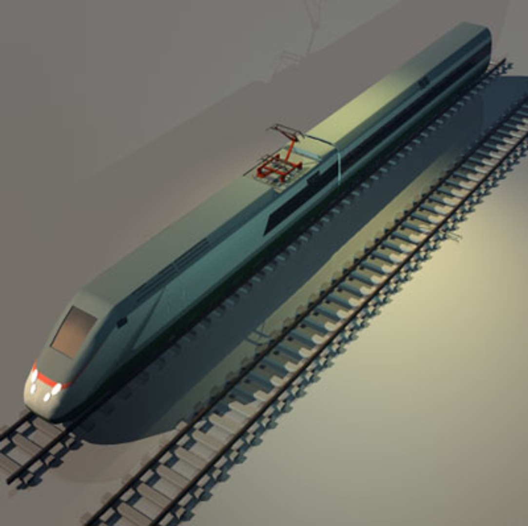 Train Etr500 3d Model