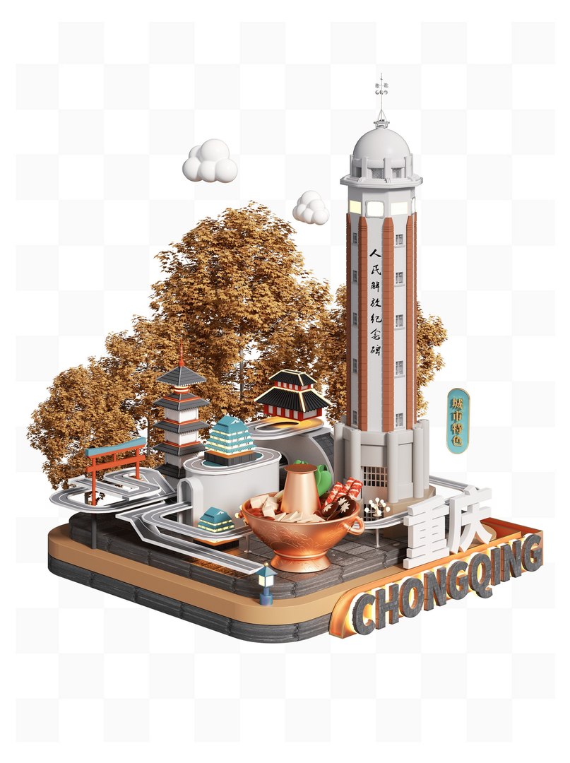 3D Three-dimensional Cartoon 3D Model - TurboSquid 2037868