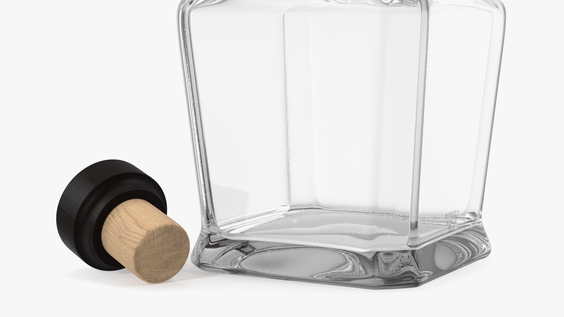 Open Alcohol Bottle Empty 3D Model - TurboSquid 2046574