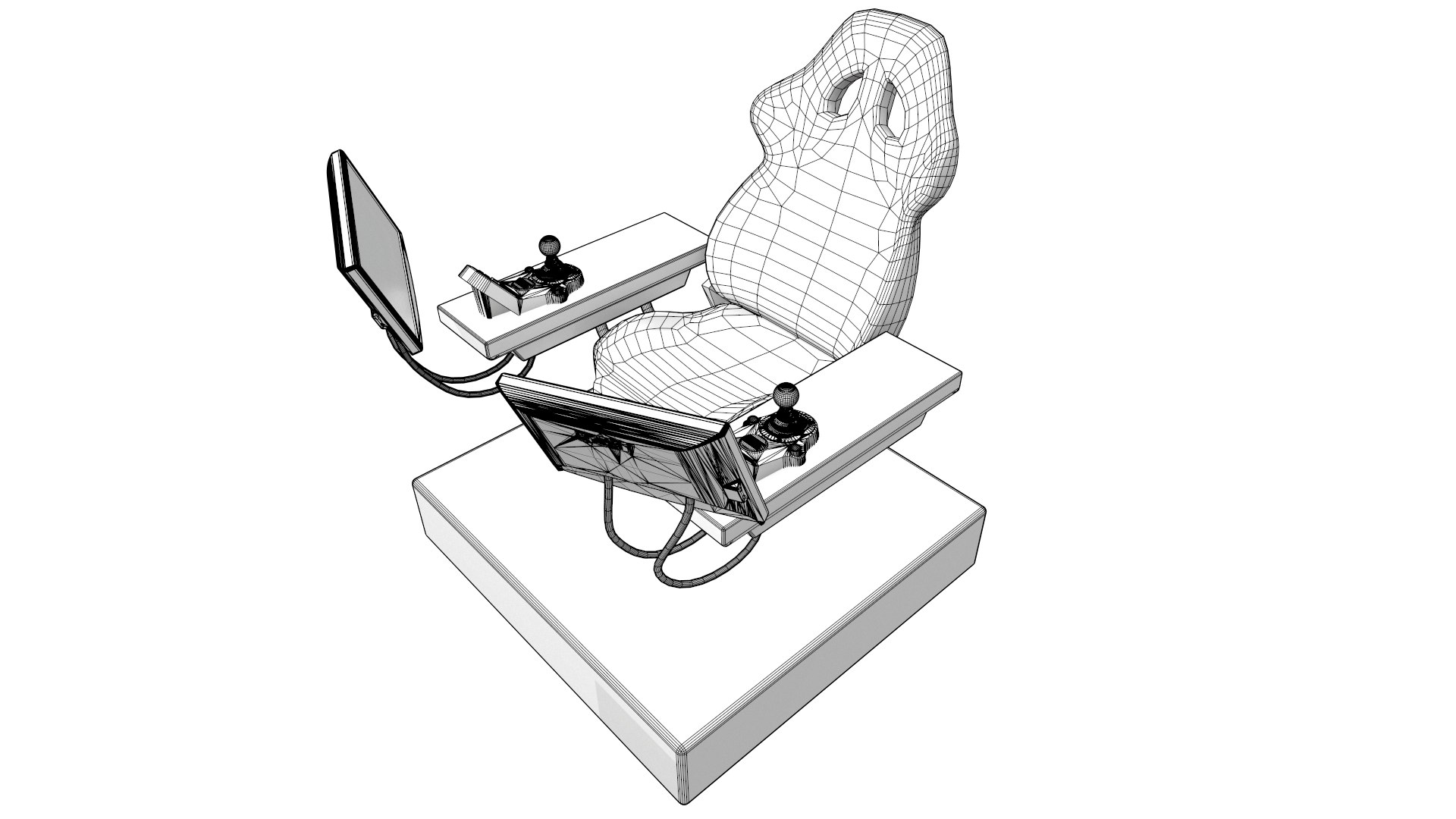 Gaming Chair 3D Model - TurboSquid 2130127