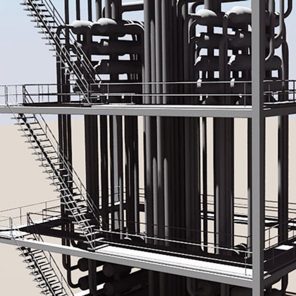3d industrial tower