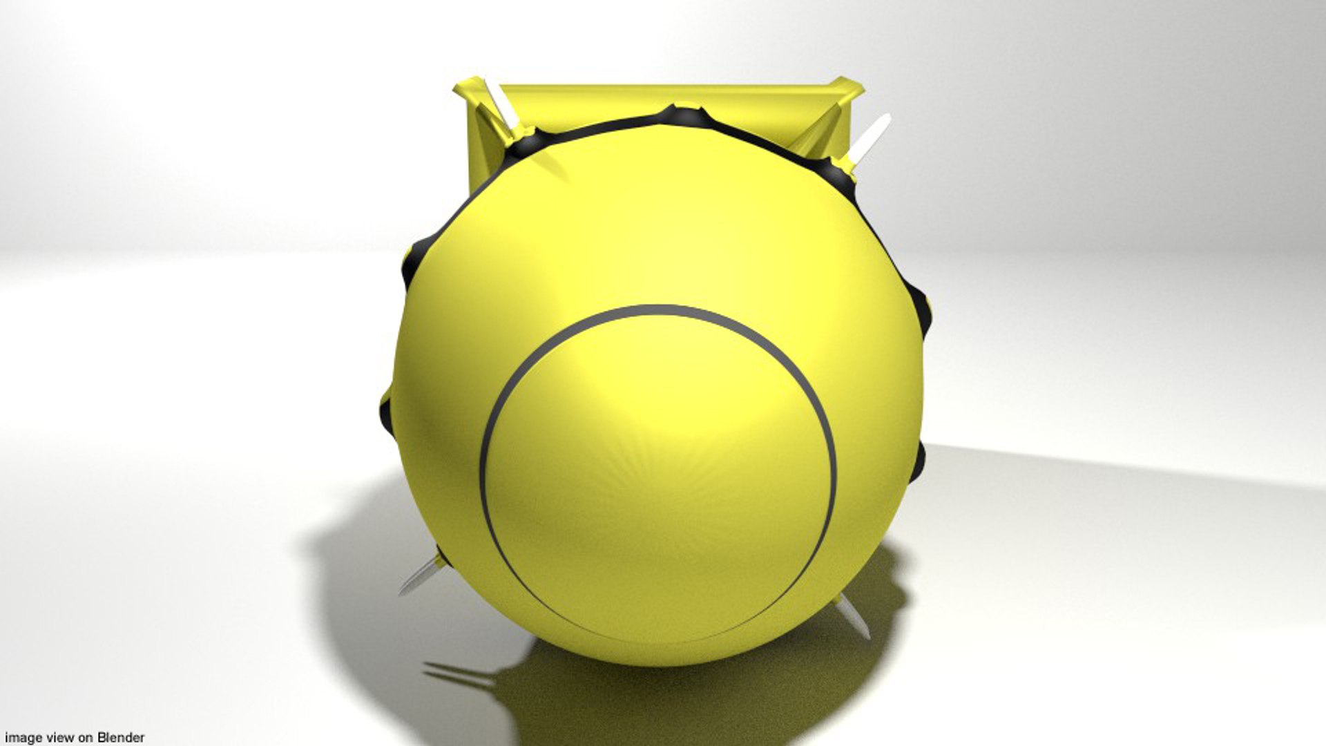 Atom Bomb Fat 3D Model - TurboSquid 1262982