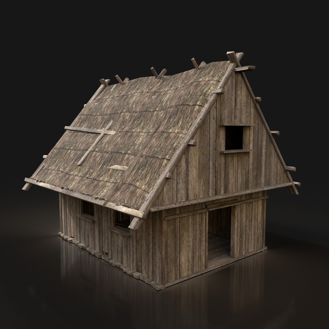3D ready simple thatched hut buildings - TurboSquid 1489950