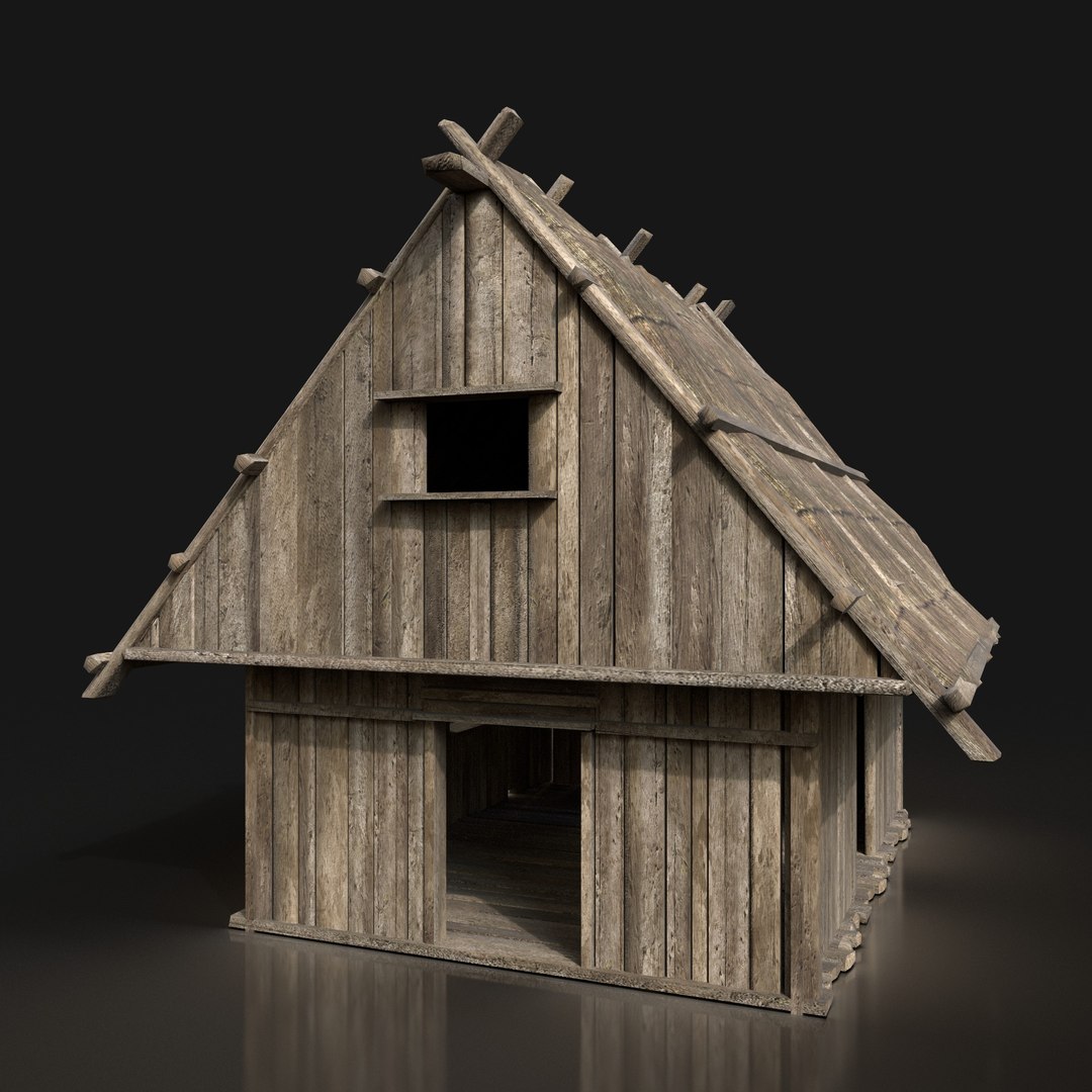 3D ready simple thatched hut buildings - TurboSquid 1489950
