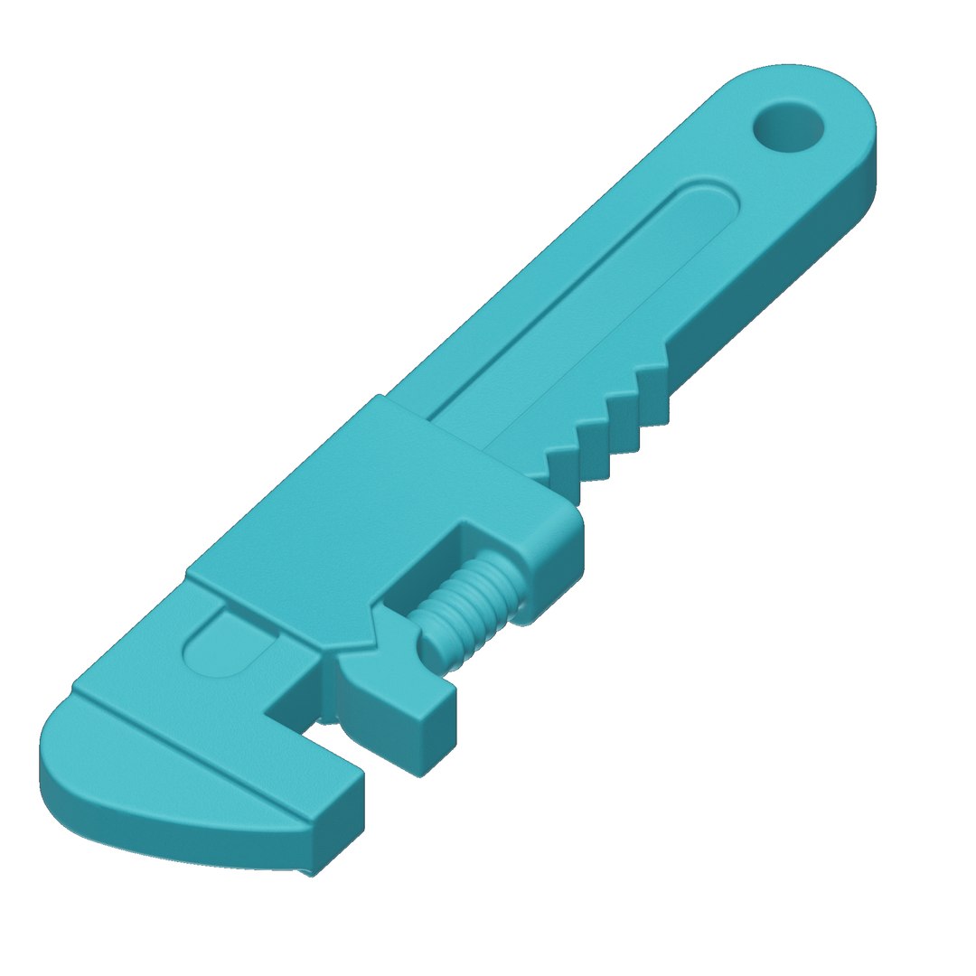Plastic Pipe Wrench Toy model - TurboSquid 2128747