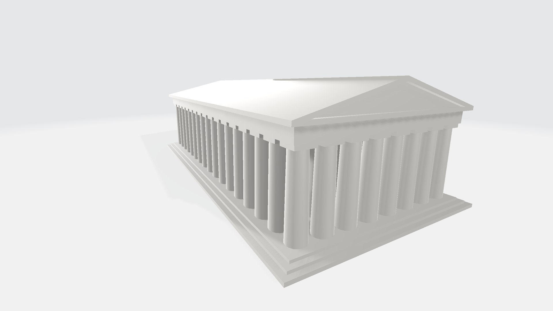 3D Parthenon Model - TurboSquid 2363230