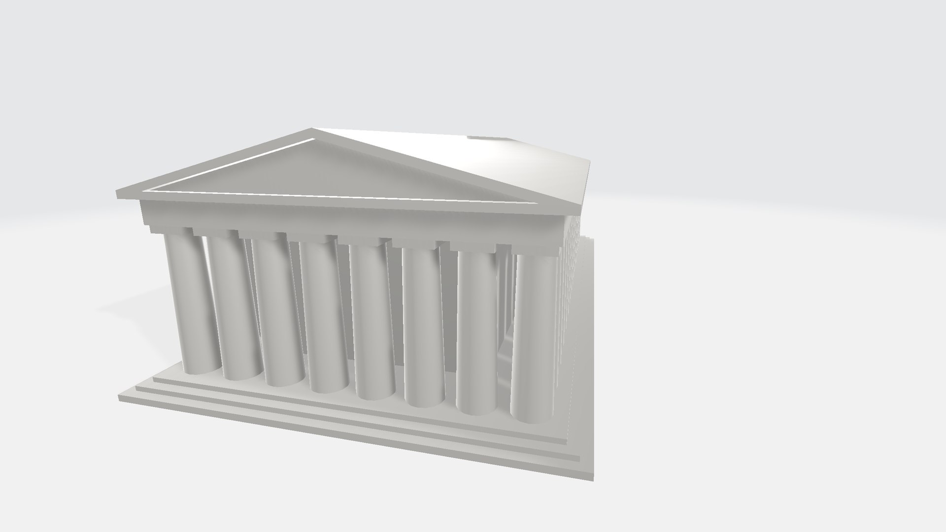 3D Parthenon Model - TurboSquid 2363230