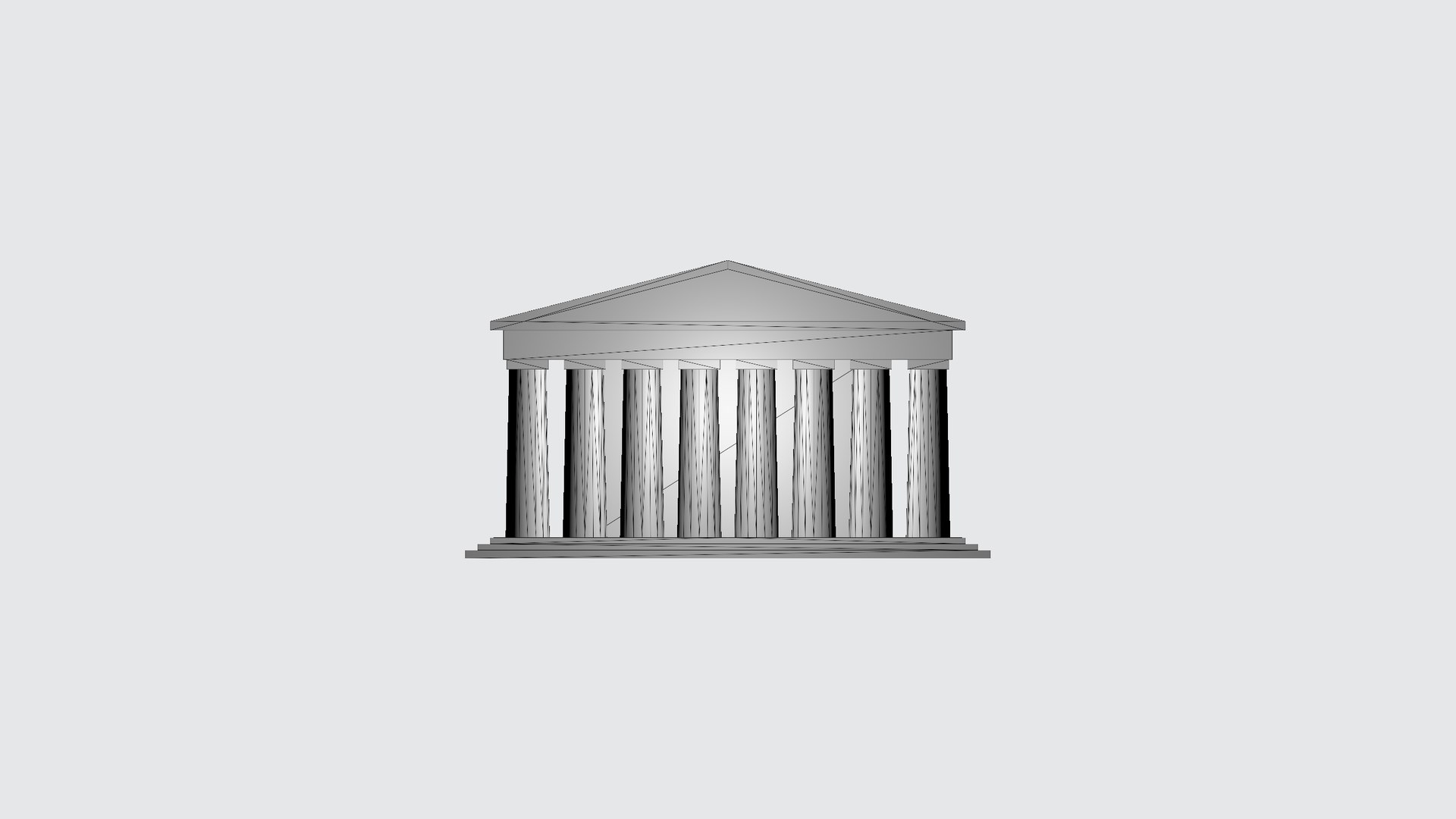 3D Parthenon Model - TurboSquid 2363230