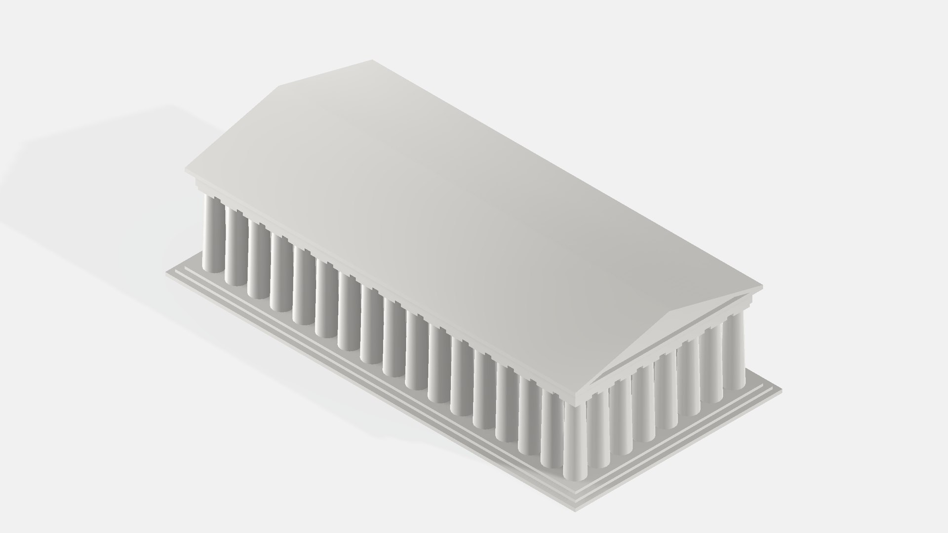 3D Parthenon Model - TurboSquid 2363230