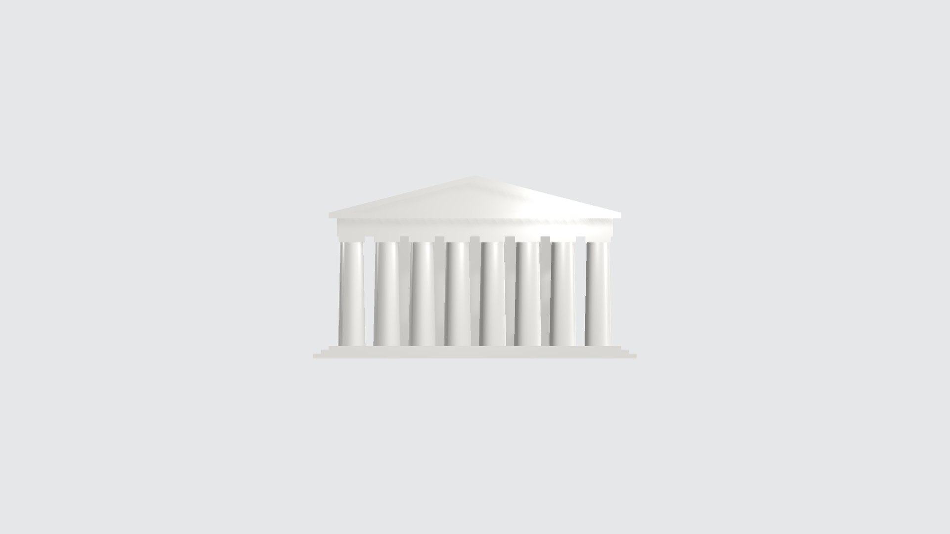 3D Parthenon Model - TurboSquid 2363230