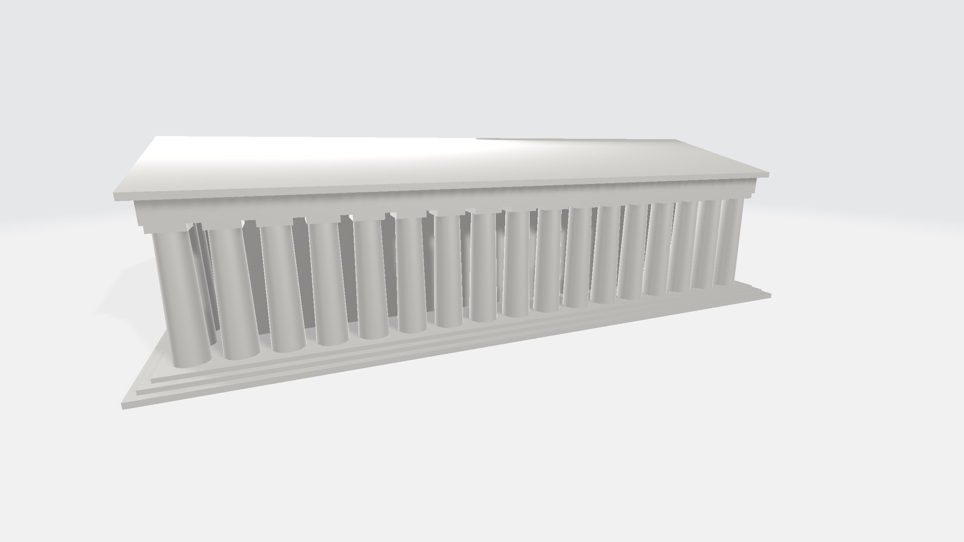 3D Parthenon Model - TurboSquid 2363230