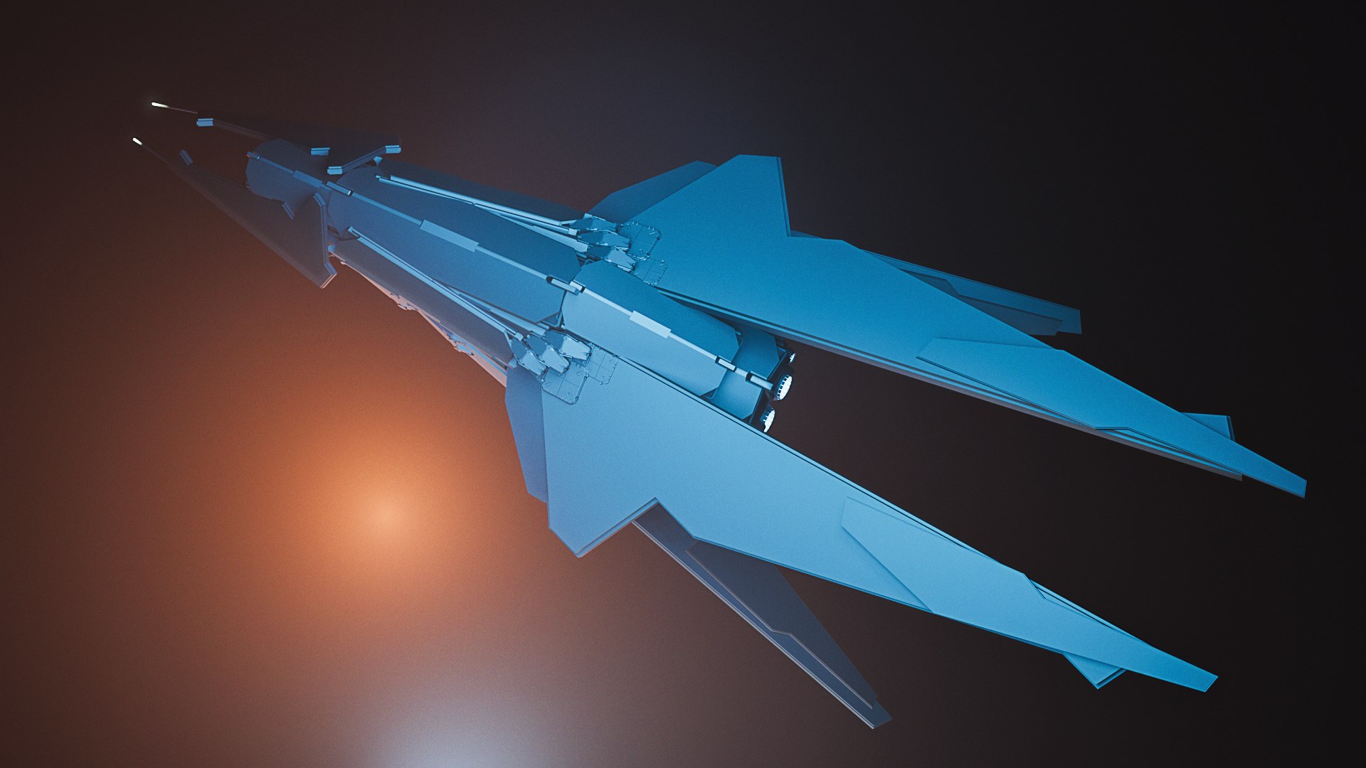Spacefighter WASP 3D - TurboSquid 1821469