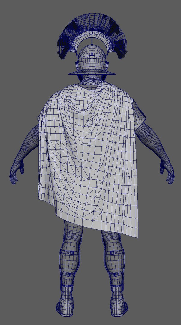 3D Model ROMAN CENTURION CHARACTER - TurboSquid 2236926