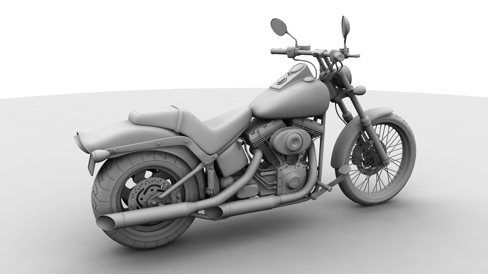 3D Harley Davidson Night Train Model - TurboSquid 1618590