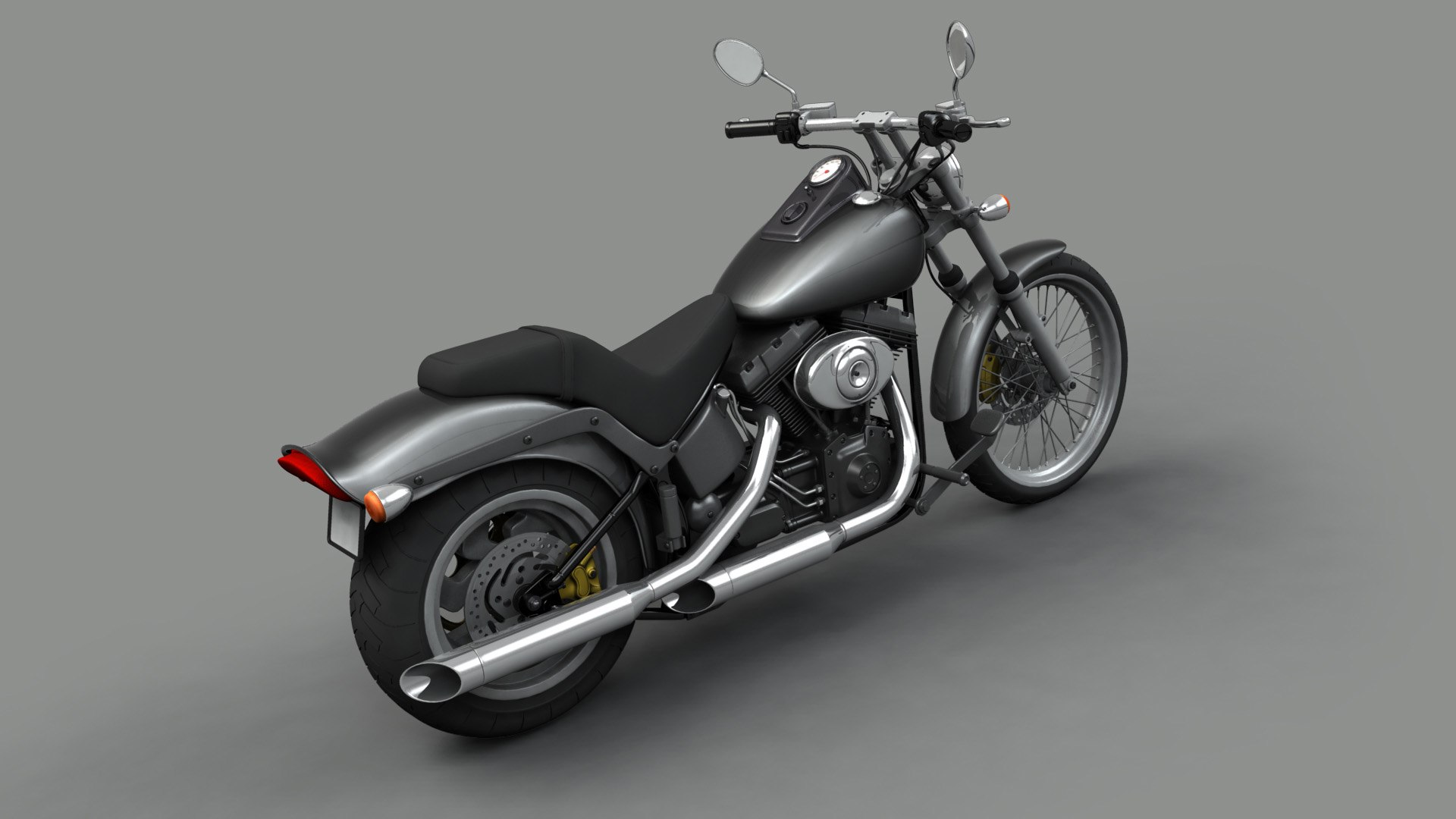 3D Harley Davidson Night Train Model - TurboSquid 1618590